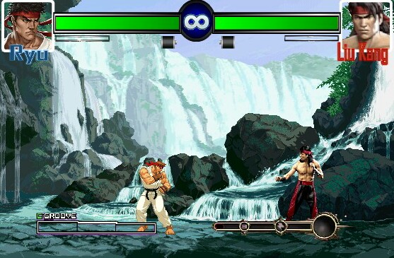 Capcom SNK vs Mortal Kombat Ryu vs Liu Kang beta 1 by ArtMaster09 on ...