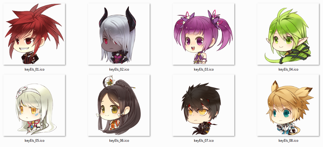 Elsword Chibi Figures