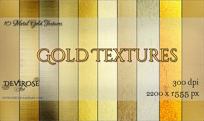 Gold Textures Set by Devirose81 on DeviantArt
