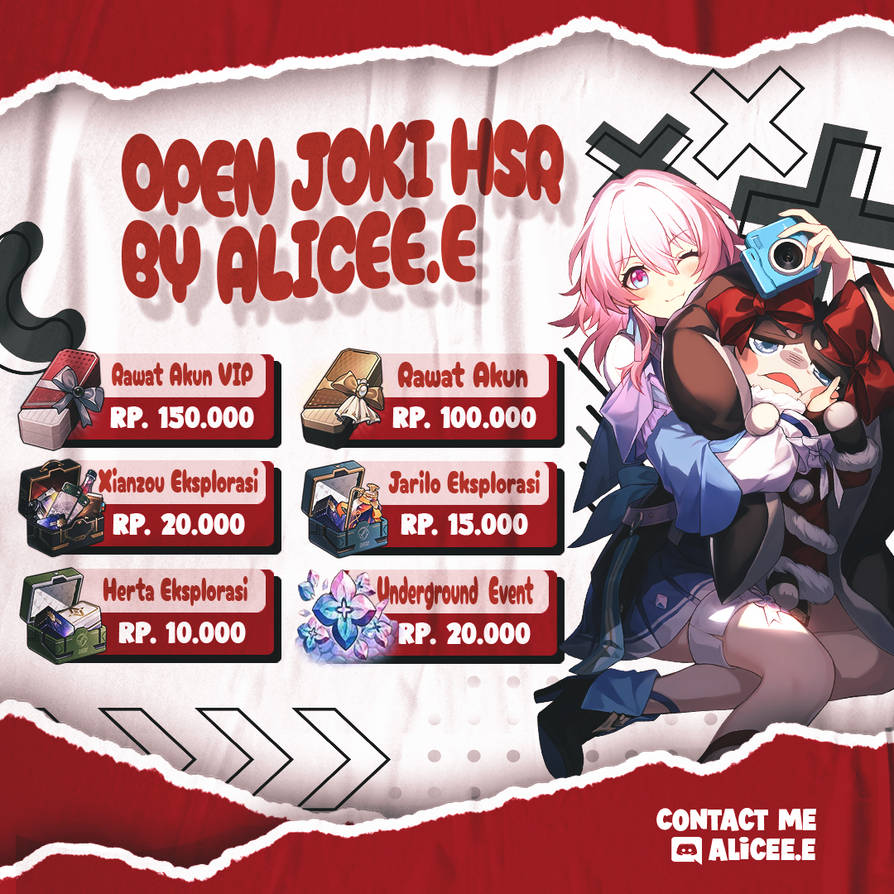 Template Banner Joki / Top Up Game ~ Free PSD File by LadyCharmine on DeviantArt