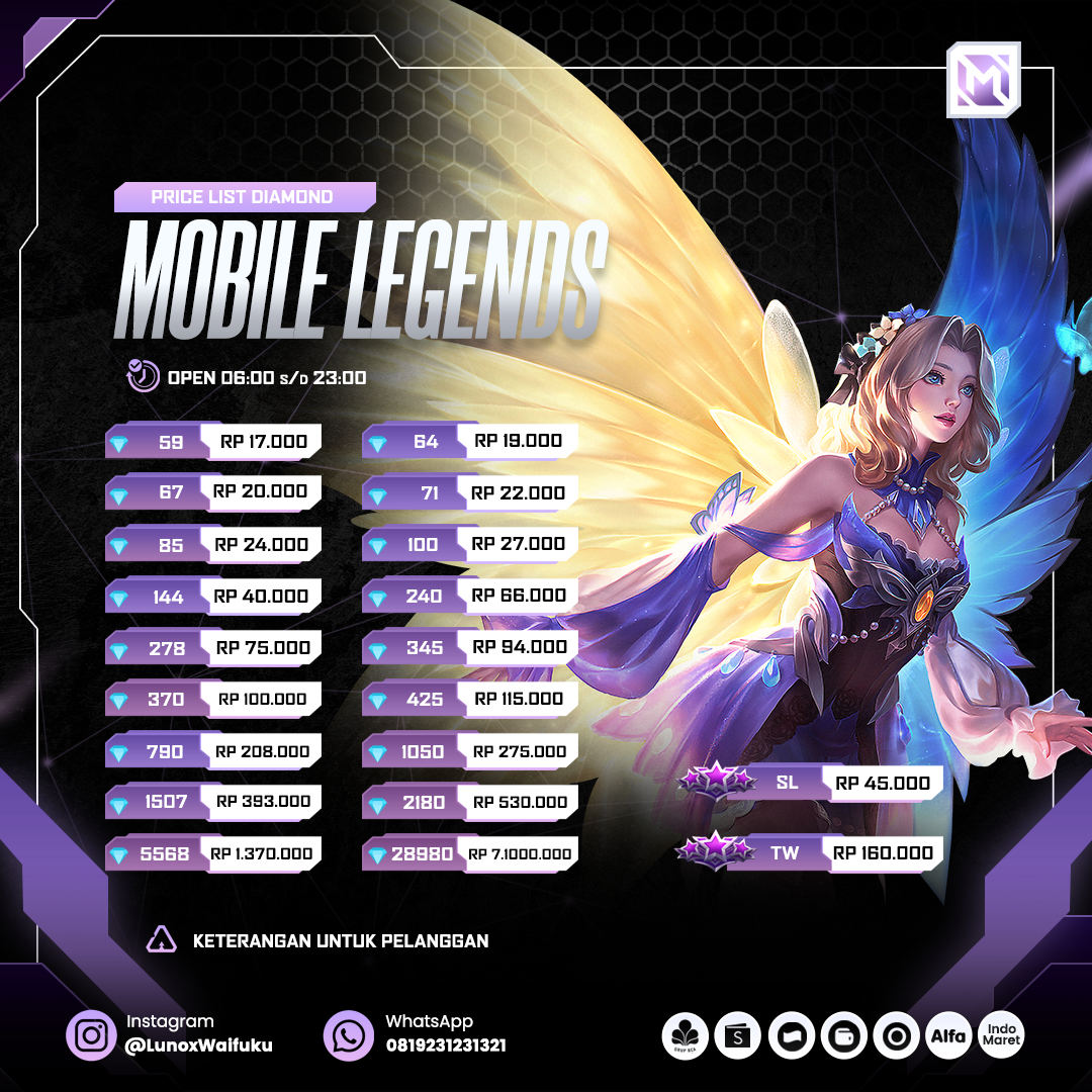 Template Banner Top Up Mobile Legend Free PSD File by LadyCharmine on ...