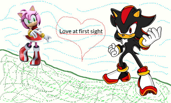 Amy's first sight by AnimeNeird01 on DeviantArt