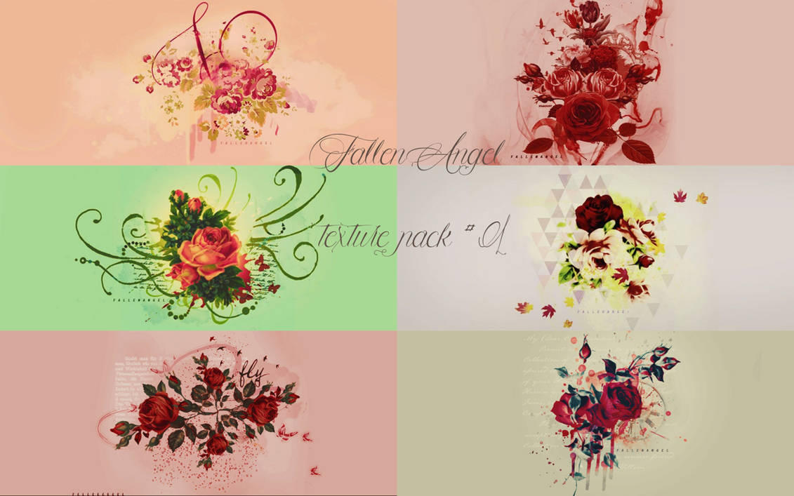 Flower Texture Pack by FallenAngelGraphics on DeviantArt