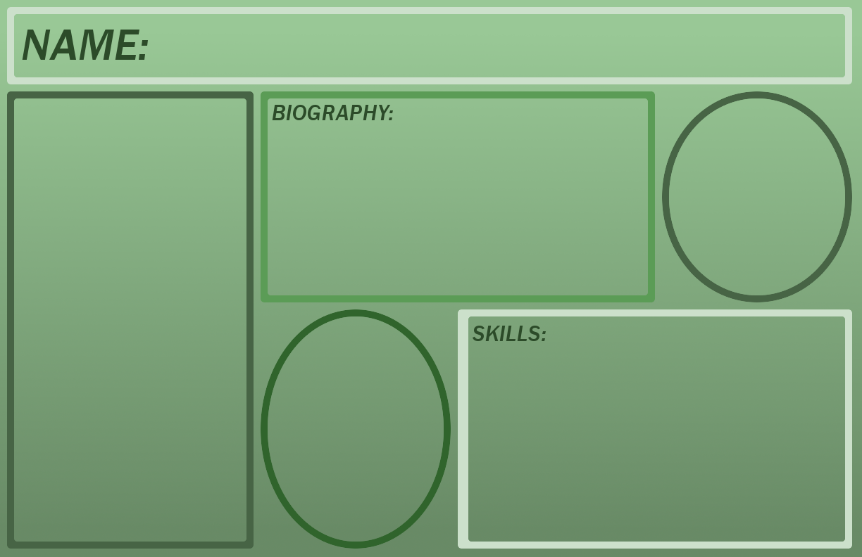 Character Sheet Template by AngelAndChangeling on DeviantArt