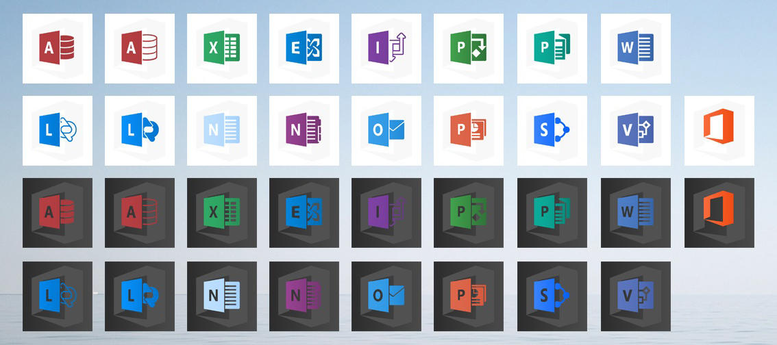 Office 2013 Tiles - Black and White by EatosDesign on DeviantArt