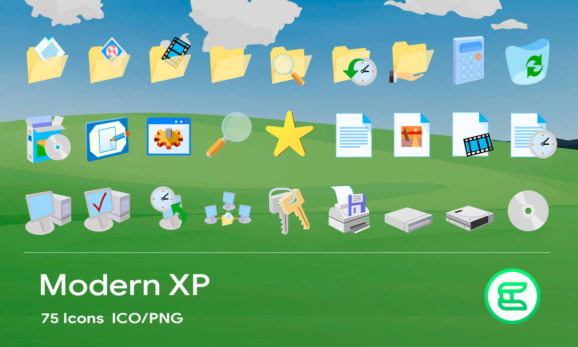 Modern XP icons by EatosDesign on DeviantArt
