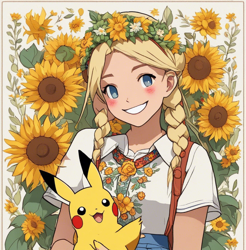 Female Pokemon Trainer with Pikachu by leenas101 on DeviantArt