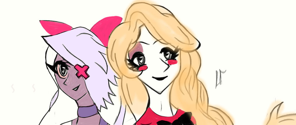 Hazbin Hotel - Charlie and Vaggie by Lazuli-Obsidion on DeviantArt