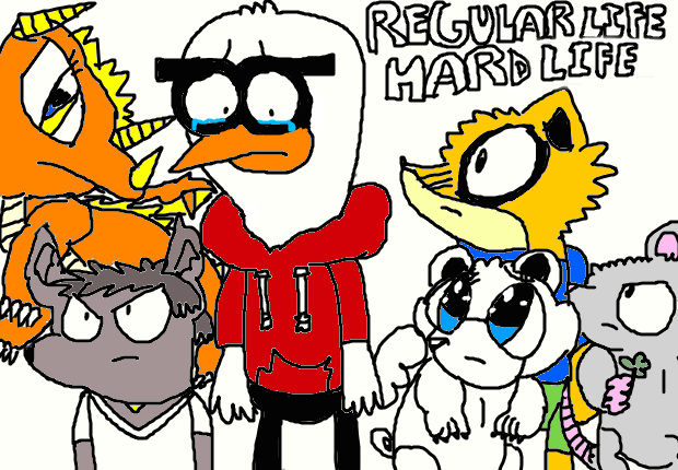 The first episode of Regular Life is written by Jeremenchi on DeviantArt