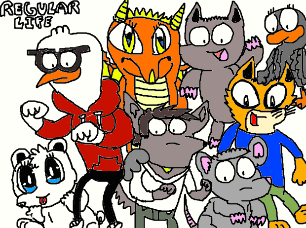 Regular Life is regular like Regular Show by Jeremenchi on DeviantArt