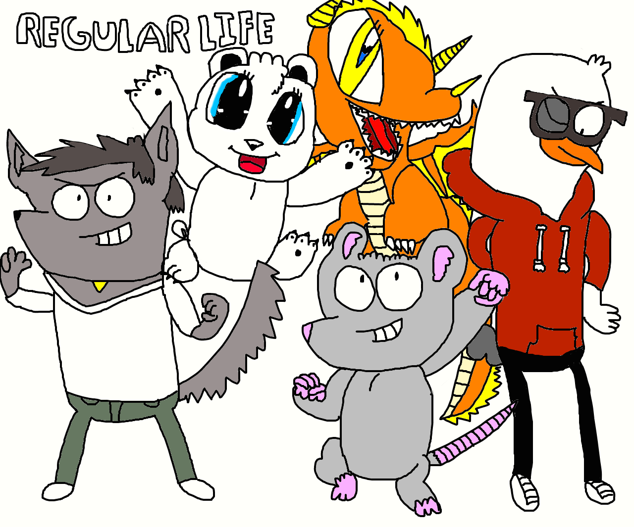 We are the new Regular Show! We are Regular Life! by Jeremenchi on ...