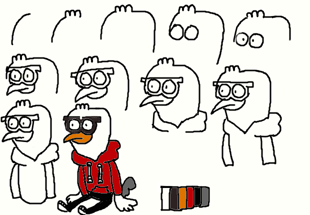 Regular Show Drawing Style