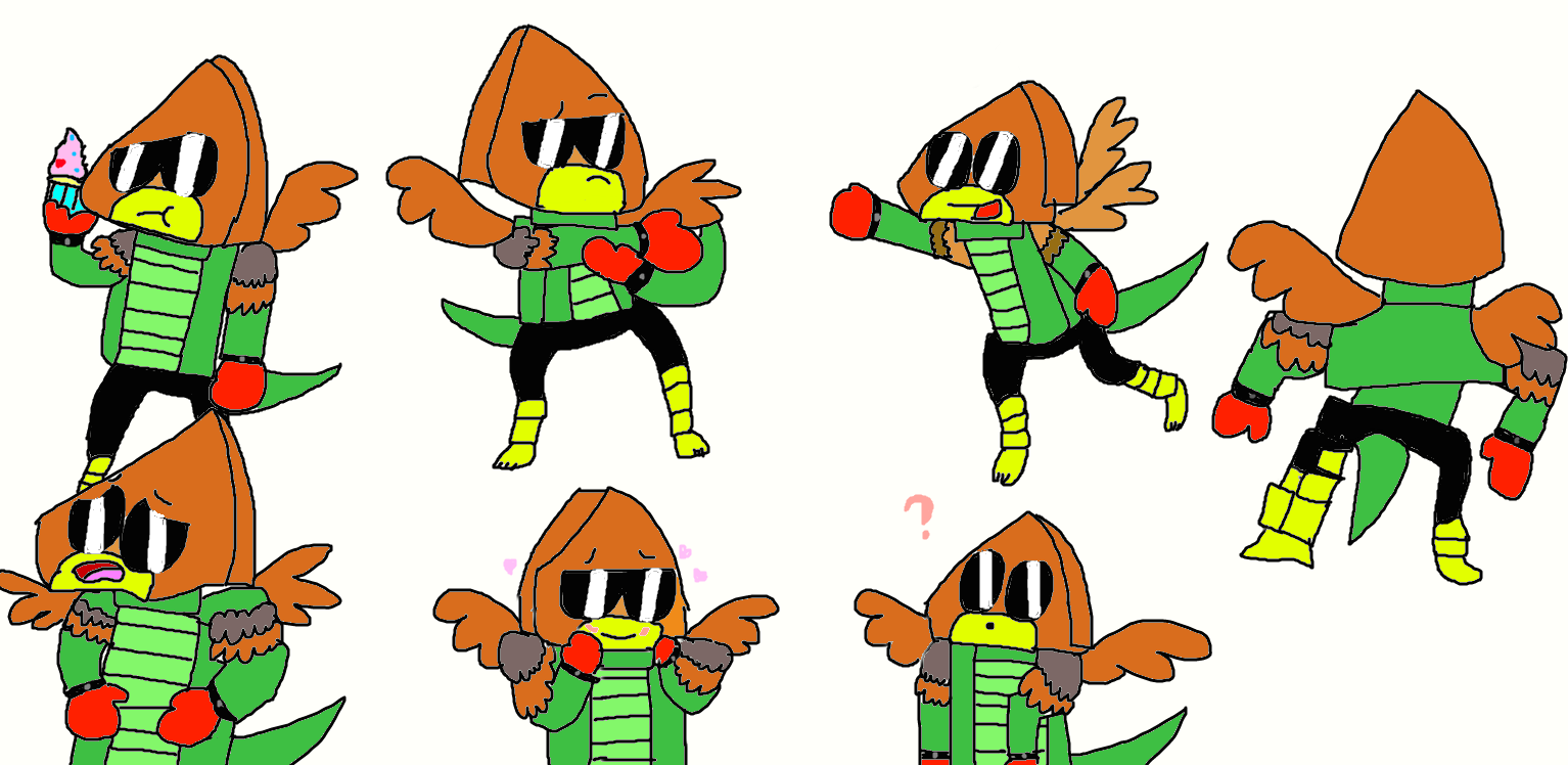 Unikitty Hawkodile poses by Jeremenchi on DeviantArt
