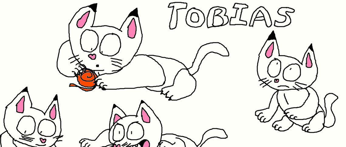 Regular Life Tobias the white cat by Jeremenchi on DeviantArt