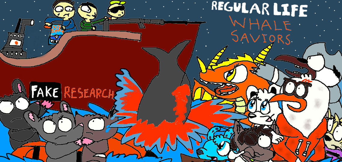 Regular Life Whale Saviors cover by Jeremenchi on DeviantArt