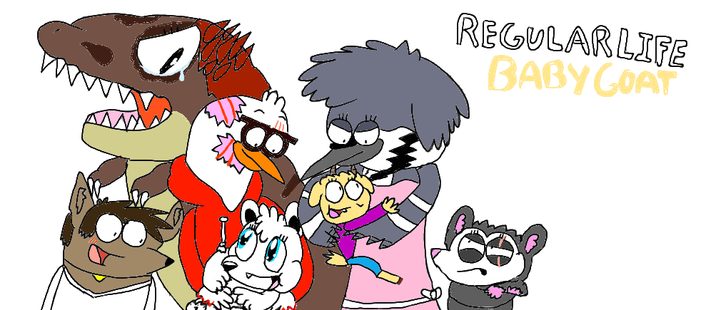 The true cover to Regular Life Baby Goat by Jeremenchi on DeviantArt