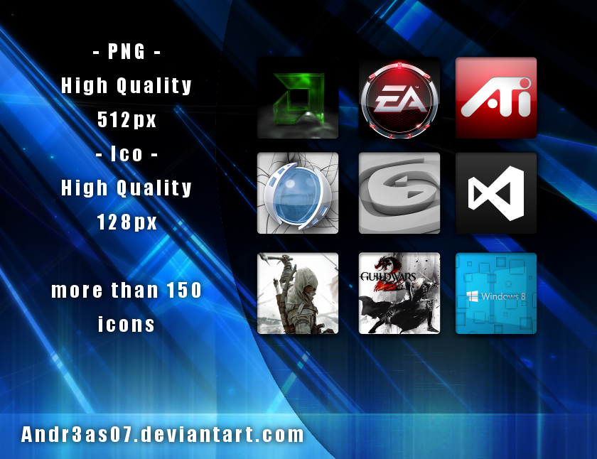 Andr3as07 - Rocket Dock Icons 512 v4 by Andr3as07 on DeviantArt