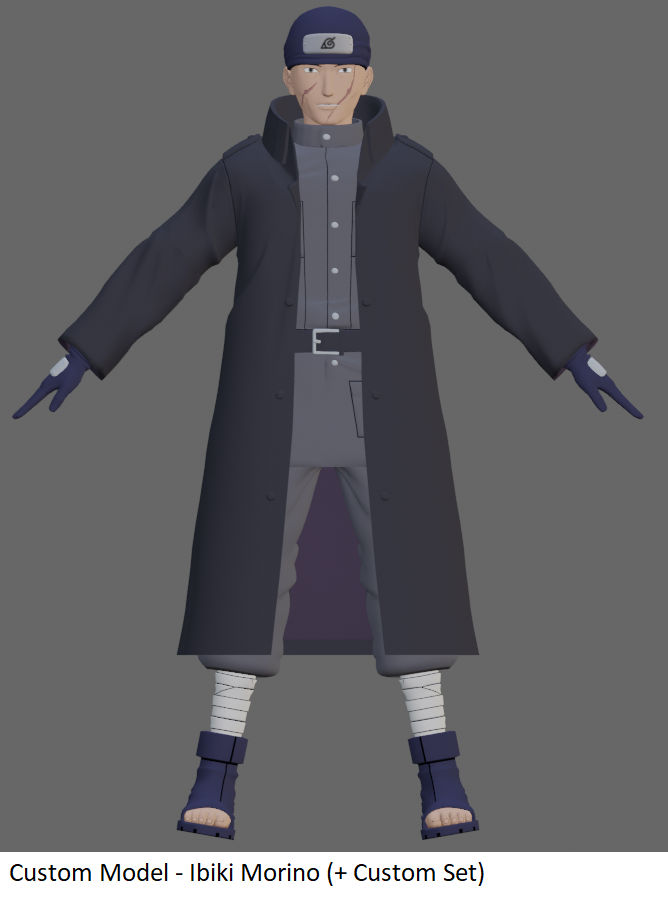 Custom Naruto Model - Ibiki Morino by ChakraWarrior2012 on DeviantArt