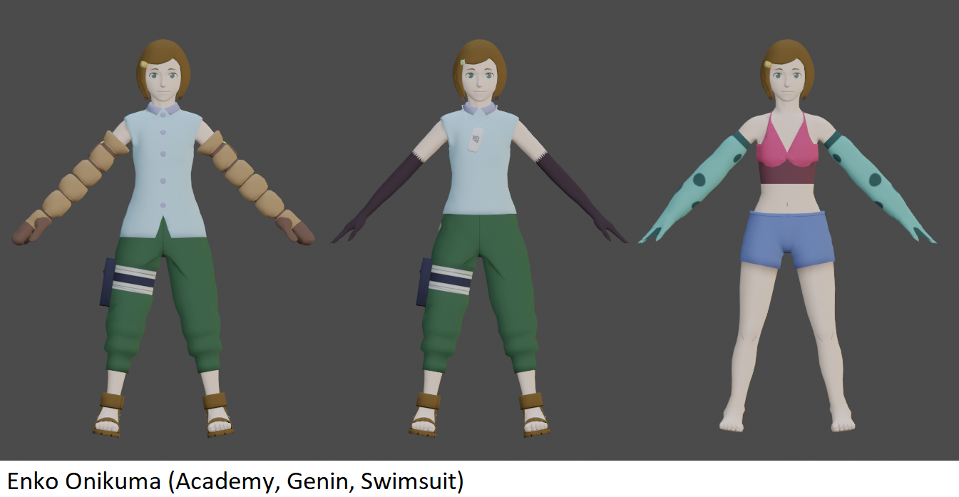 Enko Onikuma Outfits by ChakraWarrior2012 on DeviantArt