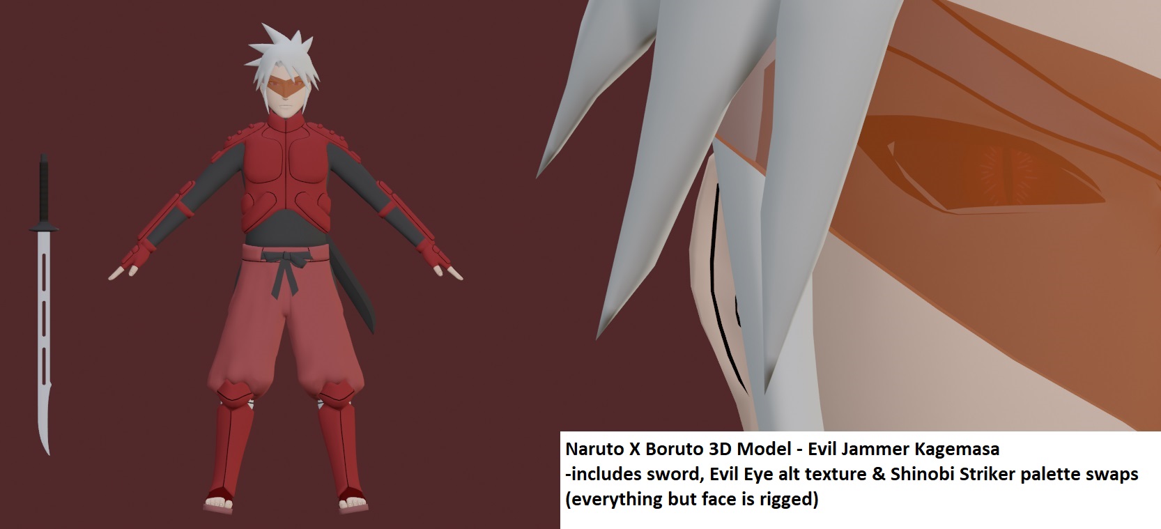 Boruto 3D Model - Kagemasa by ChakraWarrior2012 on DeviantArt