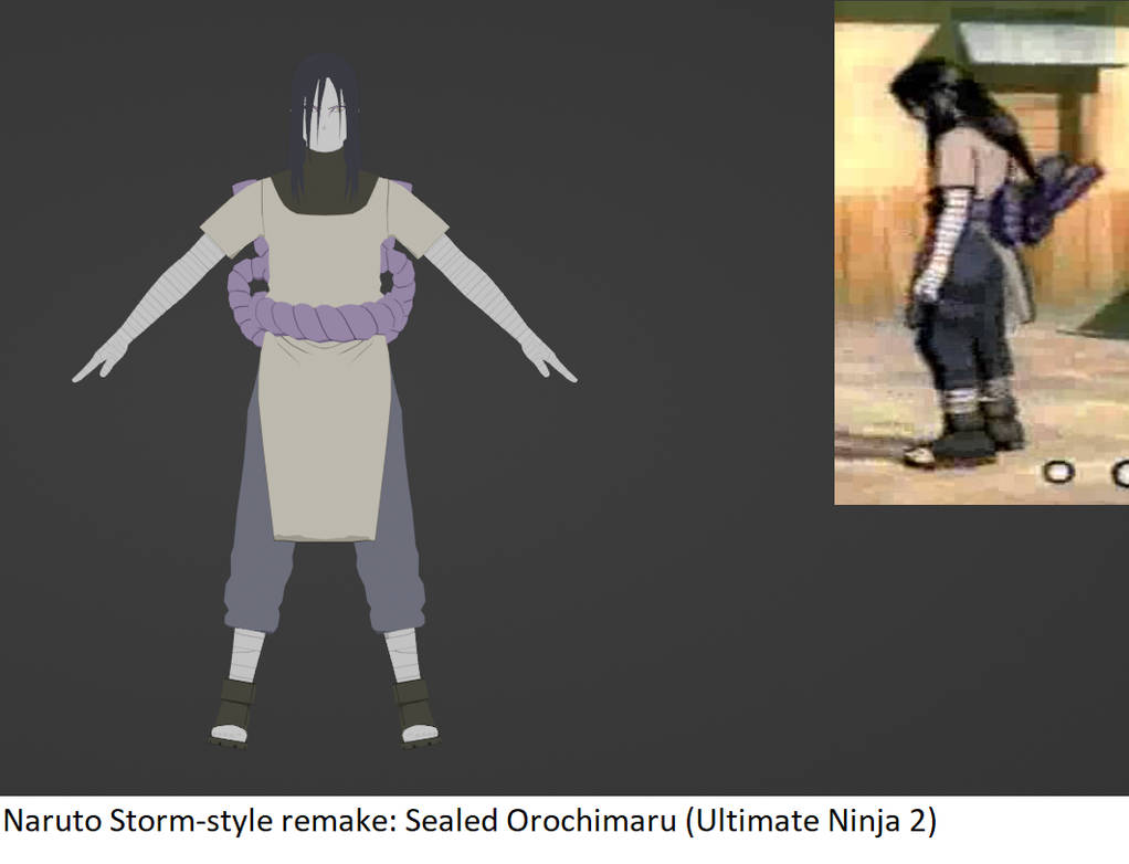Naruto Storm-style remake: Sealed Orochimaru by ChakraWarrior2012 on ...