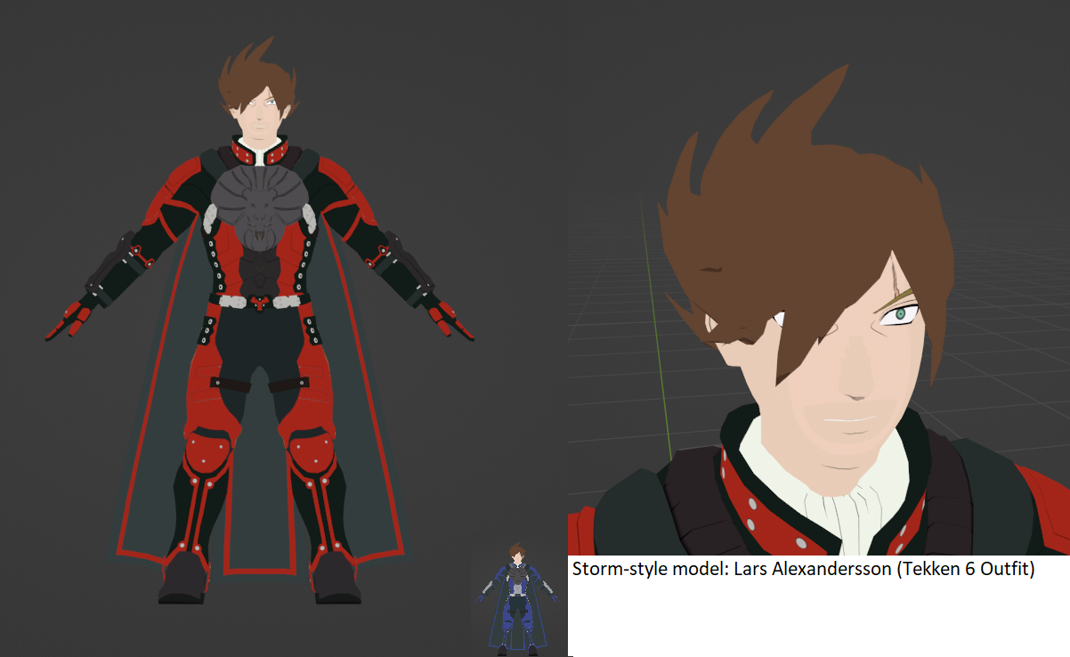 Naruto 3D Model - Lars Alexandersson (Tekken 6) by ChakraWarrior2012 on ...