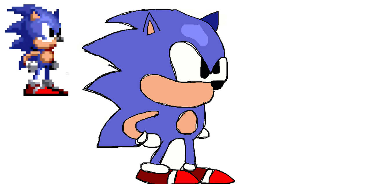 sonic 1 art by puppymariospeedy on DeviantArt