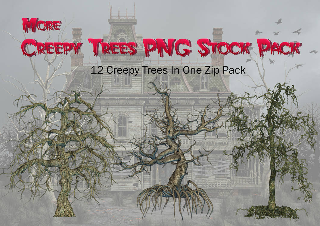 Creepy Trees PNG Stock Pack by Roy3D on DeviantArt