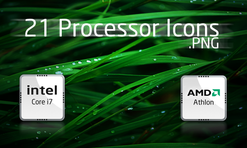 Intel-AMD Processor icons+PSD by aasifaalamkhan on DeviantArt