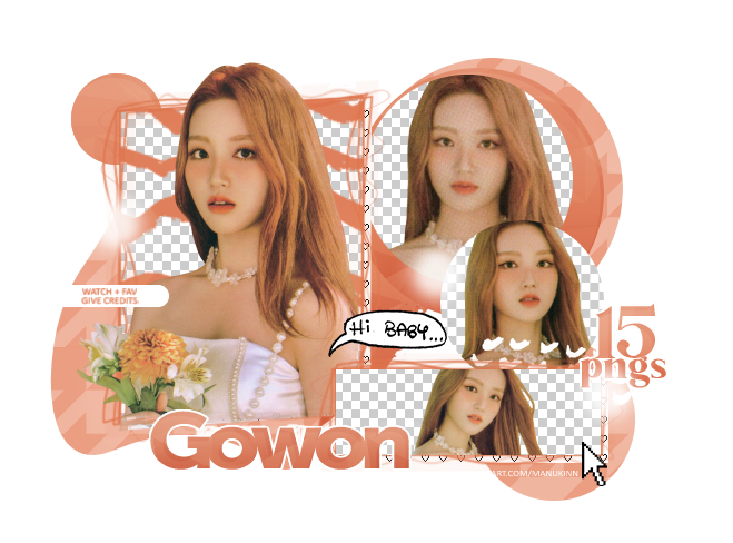 PACK PNG: Gowon - Loona (Flip That) by ManuKinn on DeviantArt