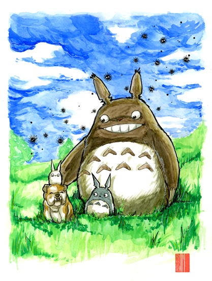 Totoro and Friends by artofJEPROX on DeviantArt