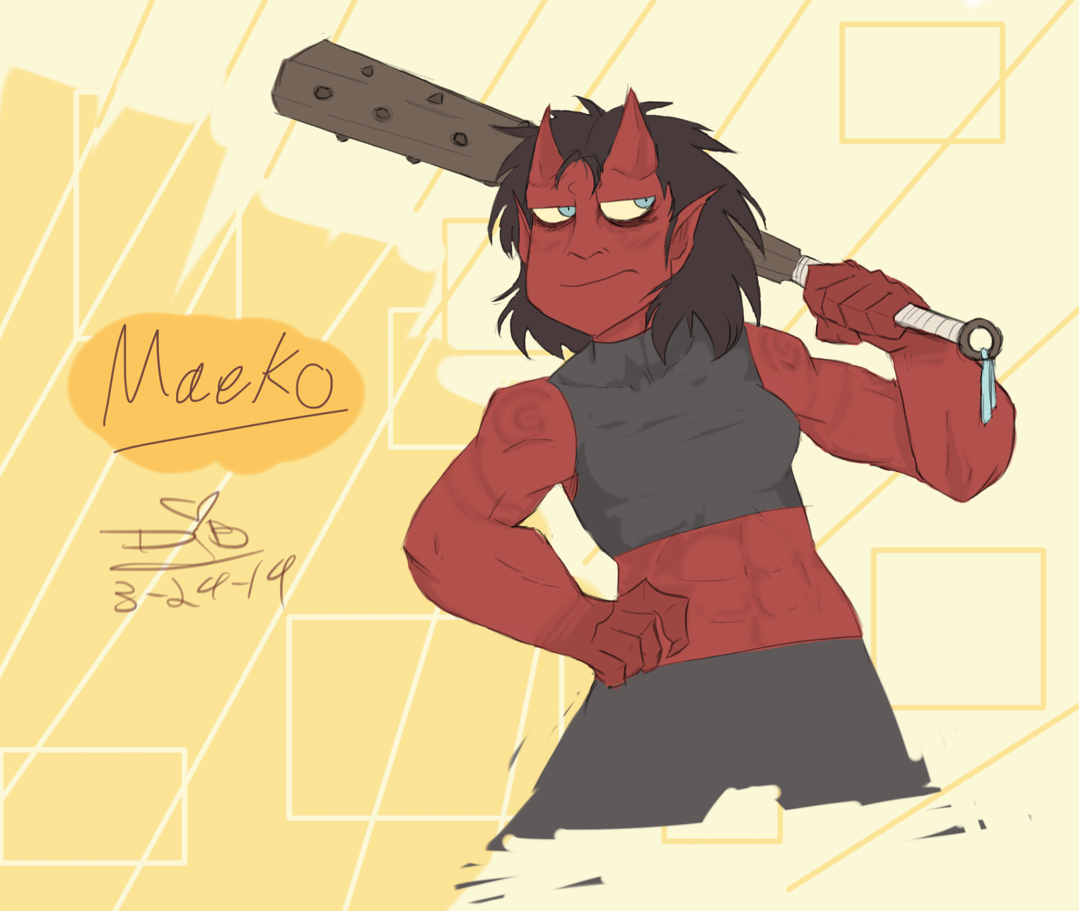 Oni oc by Ponchies on DeviantArt