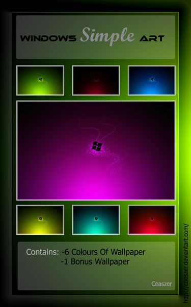 Windows Simple Art by caeszer on DeviantArt