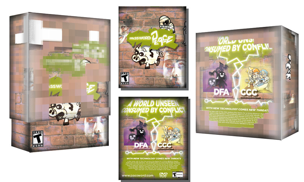 PASSWORD: PEACE- Box design by SneezyPanda on DeviantArt