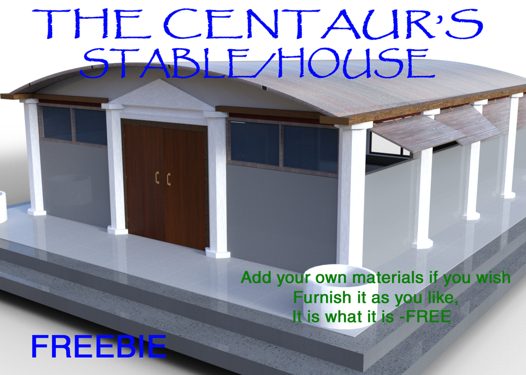 CENTAURS STABLE / HOUSE by IansOrigami on DeviantArt