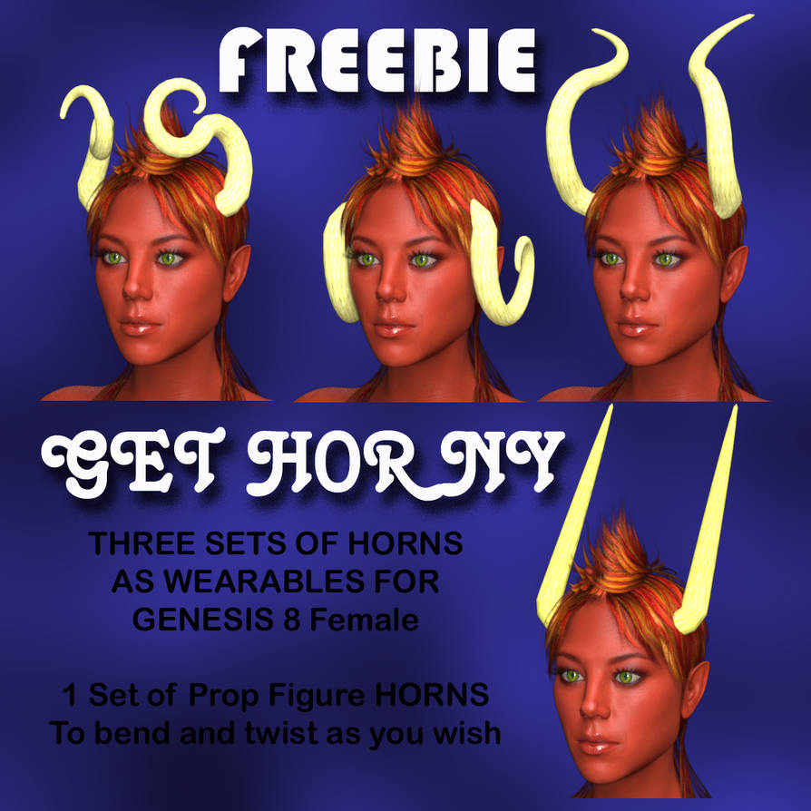 Free Horns for Genesis 8 Females by IansOrigami on DeviantArt