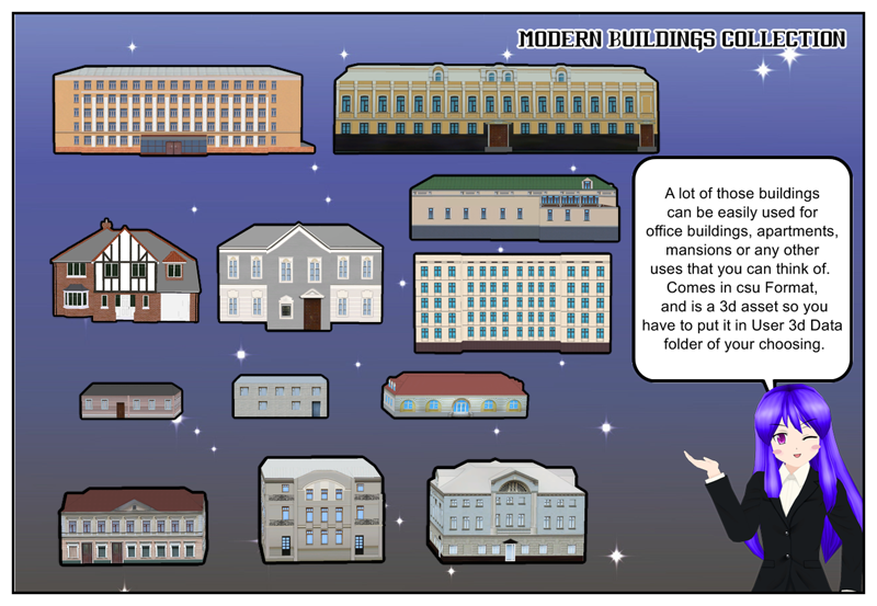 Modern Buildings for Comipo by Lady-Aurora-Moon on DeviantArt