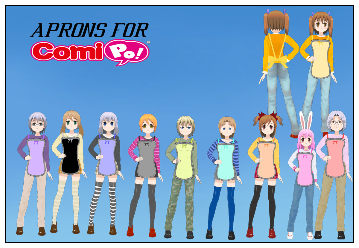 Aprons for Comipo by Lady-Aurora-Moon on DeviantArt