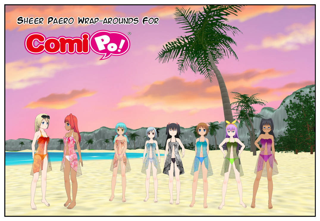 Sheer Paero Wraparounds for Comipo by Lady-Aurora-Moon on DeviantArt