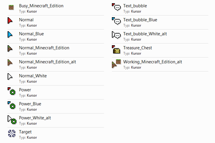 Starbound Cursors -- v0.06 (+Minecraft Styled Cur) by SoNiC4000 on ...