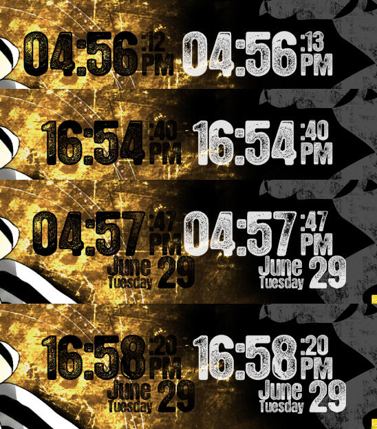 Grunge Clock by EchoingDroplet on DeviantArt