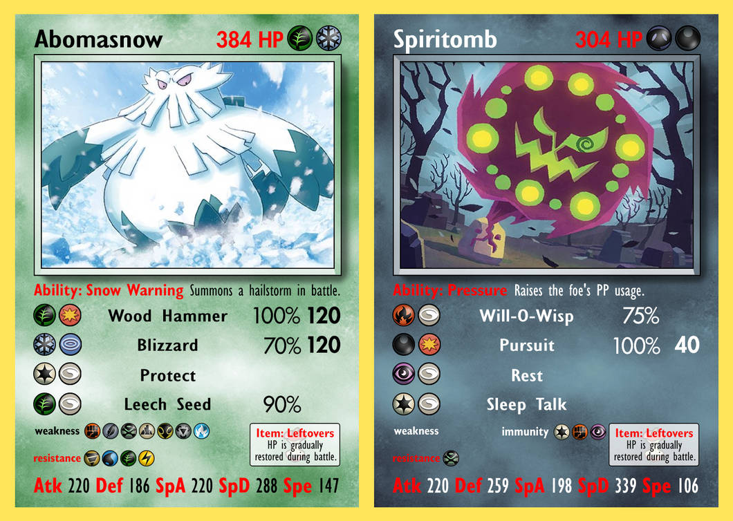 Competitive Pokemon Battling Template (Tabletop) by JTFR on DeviantArt