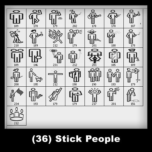 36 - Stick People by psologist on DeviantArt