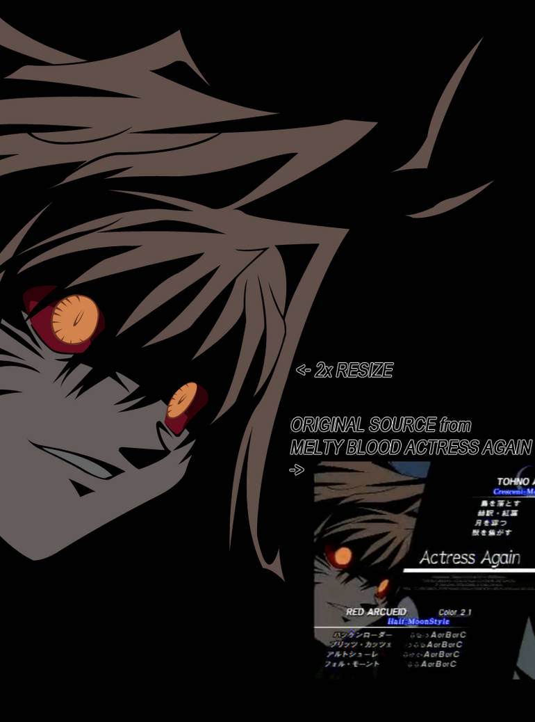 Vector - Red Arcueid by Lanford on DeviantArt