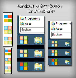 Windows 8 Start Button for Classic Shell by Moorhuhnfreak on DeviantArt