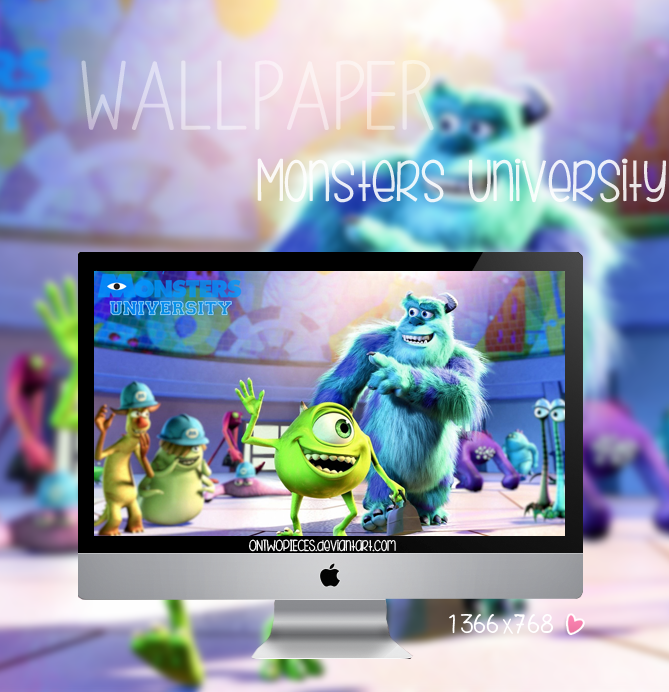 Wallpaper Monsters University by OnTwoPieces on DeviantArt