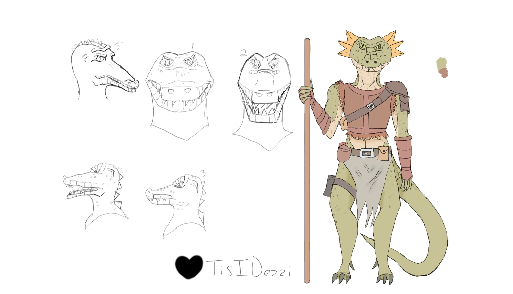 Lizardfolk Sketch Dump by TisIDezzi on DeviantArt