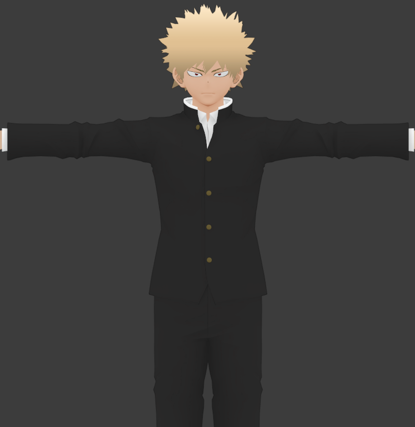 Bakugo School Uniform by KonVR on DeviantArt