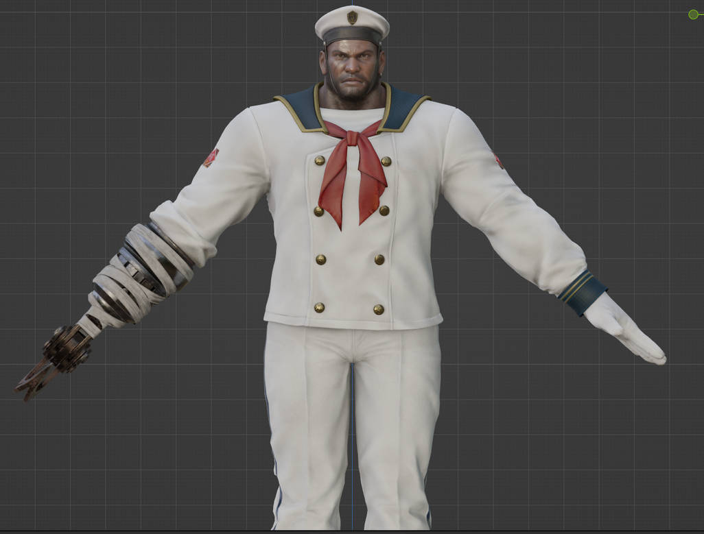 Barret Sailor DL by KonVR on DeviantArt