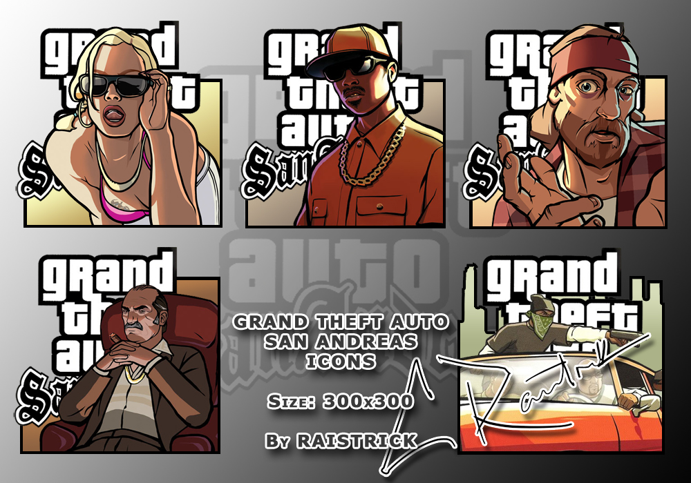 GTA SAN ANDREAS SET by raistrick on DeviantArt
